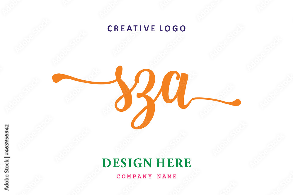SZA lettering logo is simple, easy to understand and authoritative ...