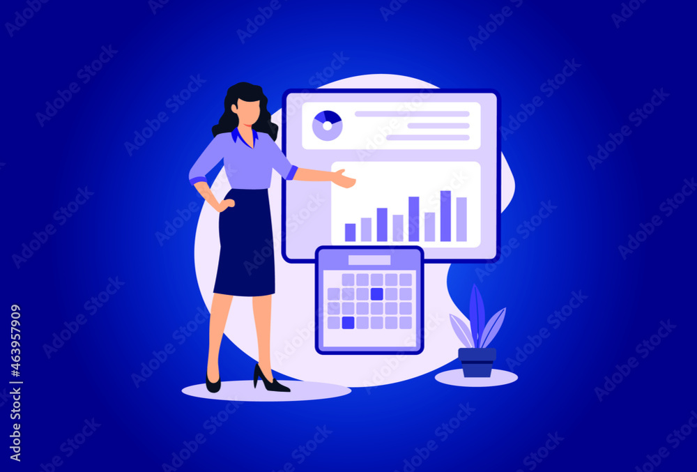 Enterprise IT management illustration exclusive design inspiration ...