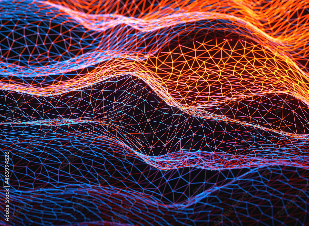 Network, conceptual illustration Stock Illustration | Adobe Stock