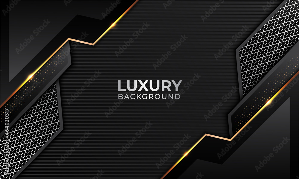 Luxurious modern background with gold color combination Stock Vector ...