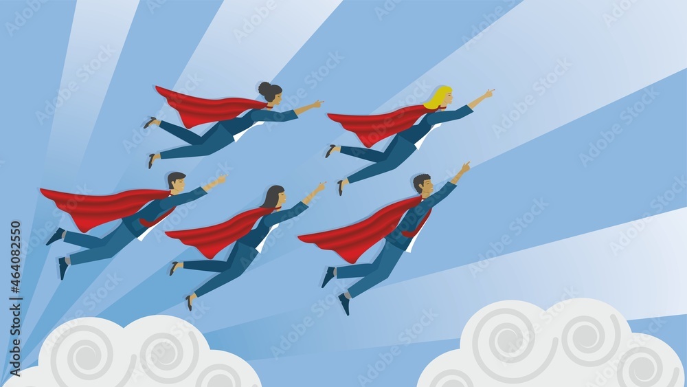 People Flying In The Air