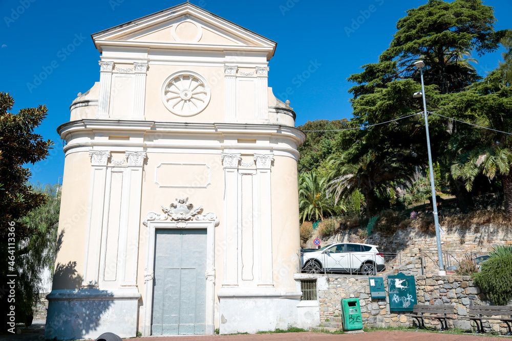 Sanremo, with its high hill known as 'Pigna' Italian roman city of the ...