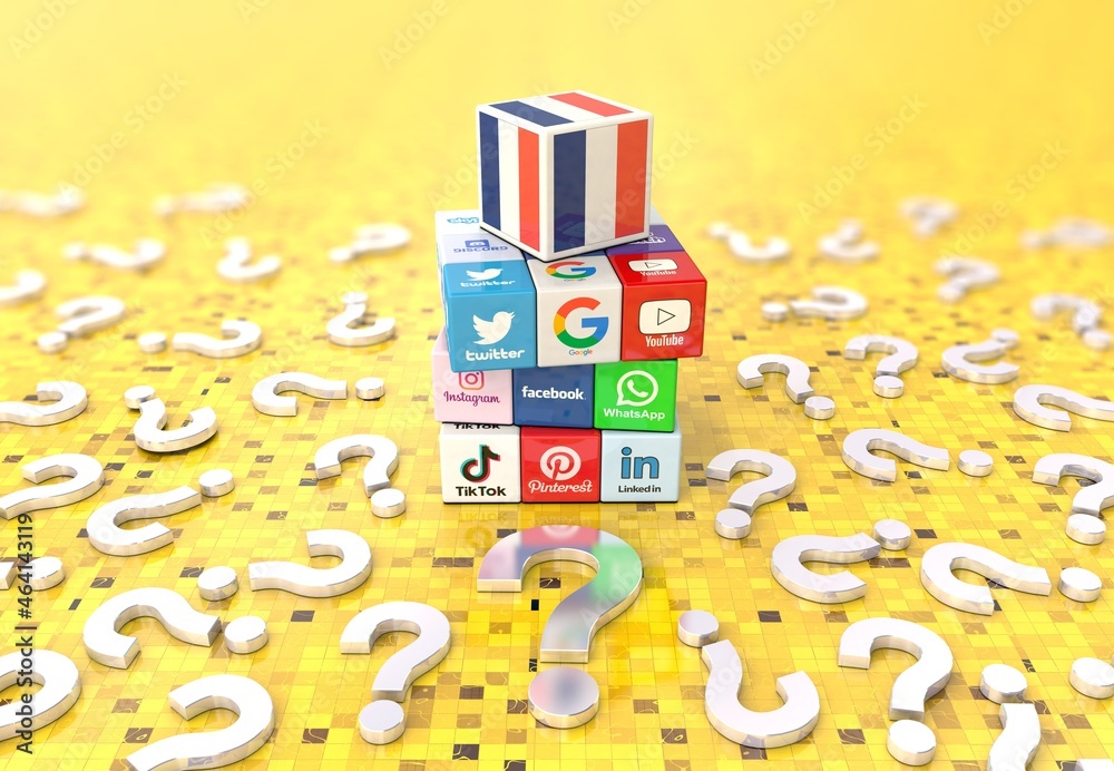 France, French Republic, social media Stock Photo | Adobe Stock