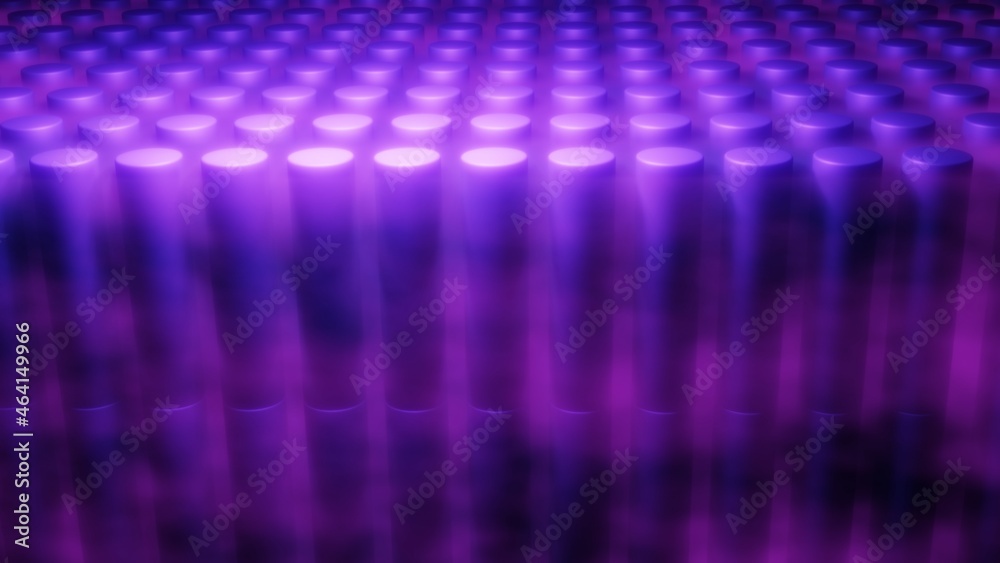 Nuclear fuel rods. Fuel cells. Nuclear reactor, power plant fuel rods ...