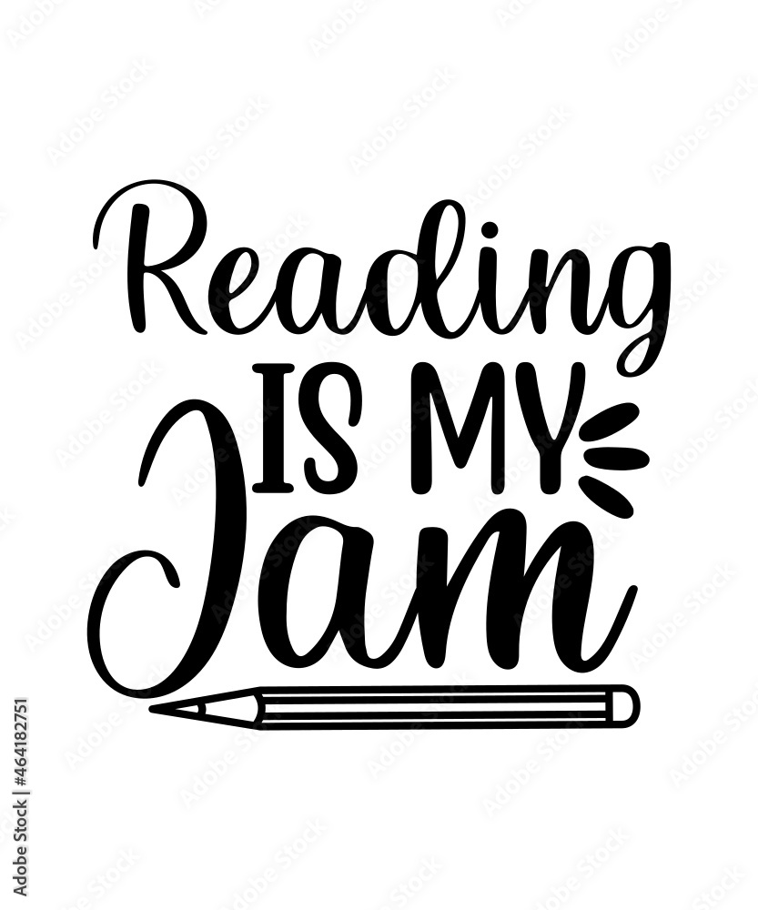 Reading SVG Bundle, book svg, teacher svg, back to school svg, library ...