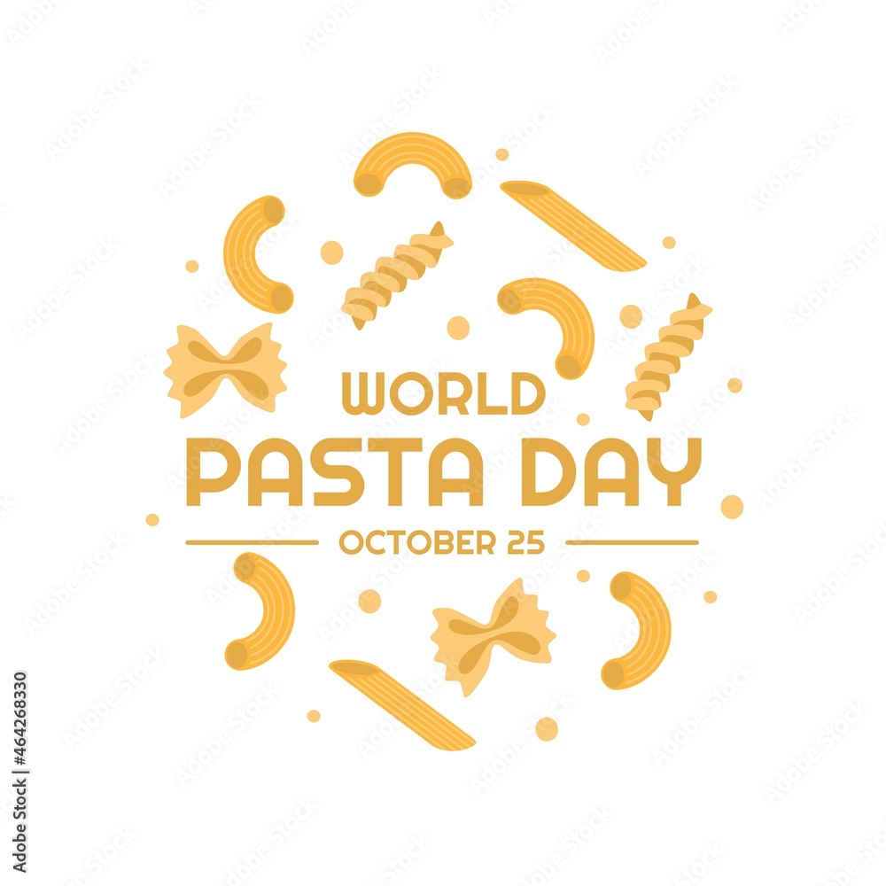 Vector illustration of setting pasta, as an icon, template, banner or ...