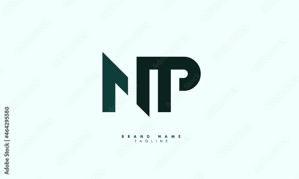 Alphabet letters Initials Monogram logo NP, PN, N and P Stock Vector ...