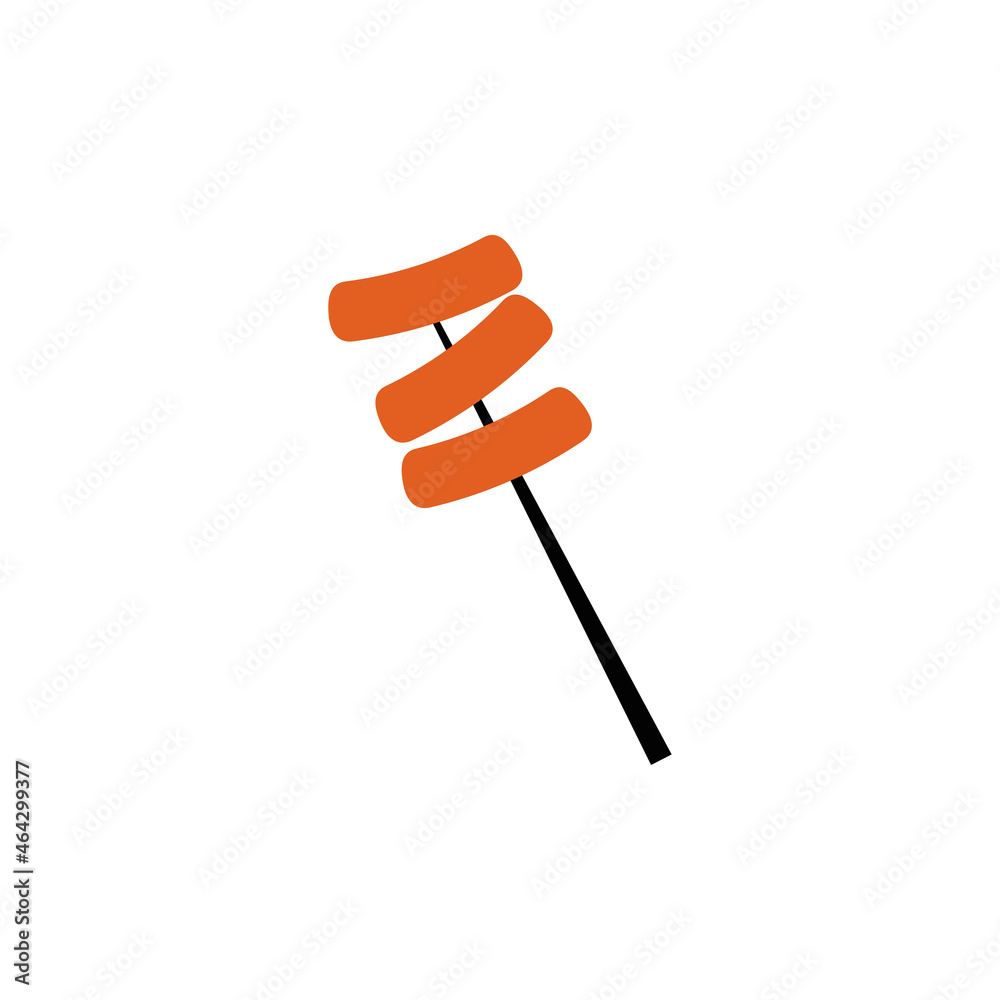 Tteokbokki Noodle vector. Korean food. Spicy rice cake. Tteokbokki logo ...