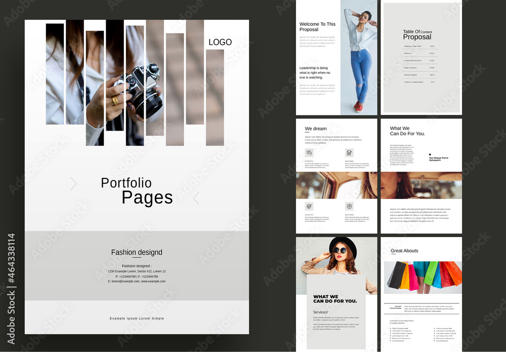 Proposal Template Stock Template Adobe Stock