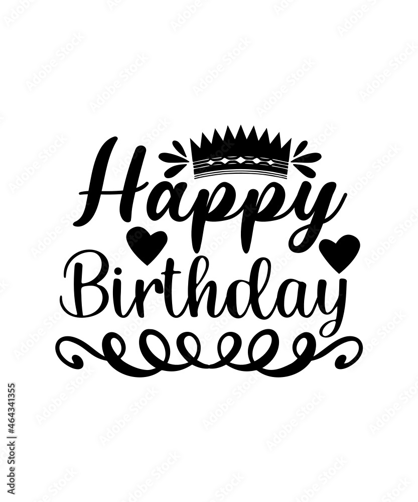 Vetor De Happy Birthday Svg Files Happy Birthday Svg Bundle Happy Birthday Cut File Birthday