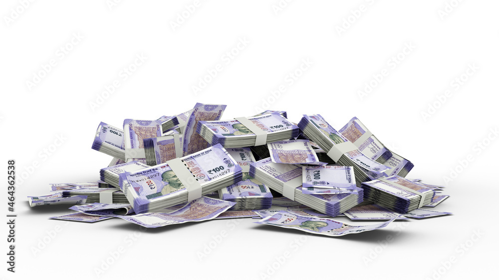 Indian Money Stacks Stack Of Indian Currency Notes Hi Res Stock