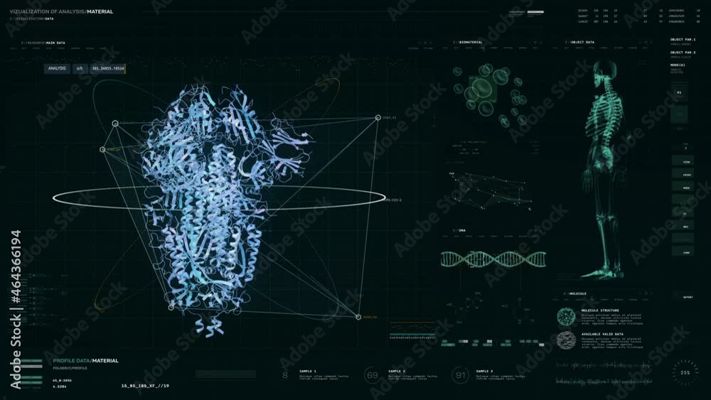 Inspecting the newest respiratory infection structure at the laboratory ...