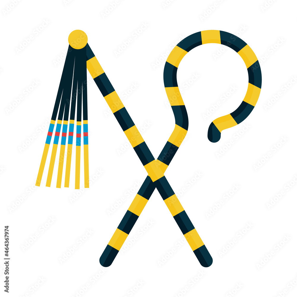 Scepters of egypt Stock Vector | Adobe Stock