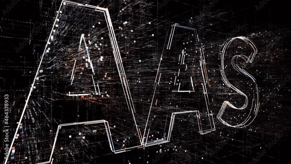 4k SAAS word tag cloud;Software as a Service.The Matrix binary text ...