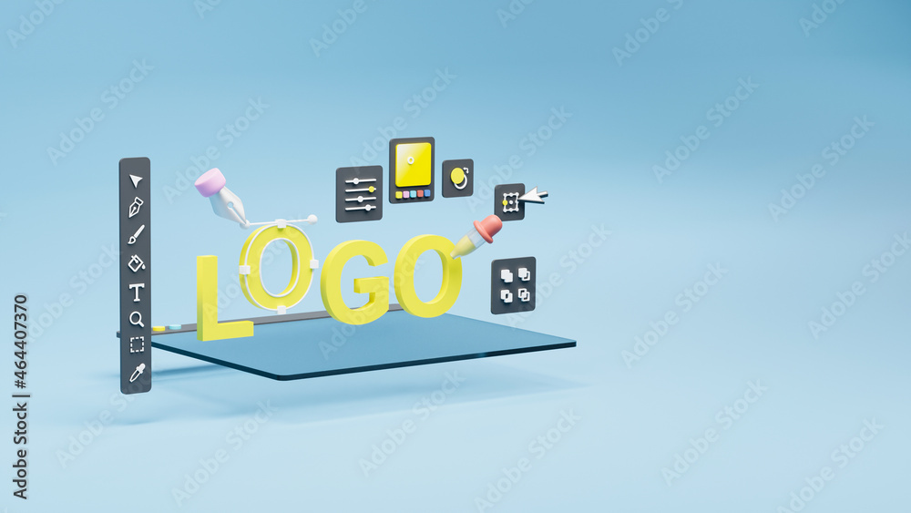 Graphic designer creative creator design logo artwork curve pen tool ...