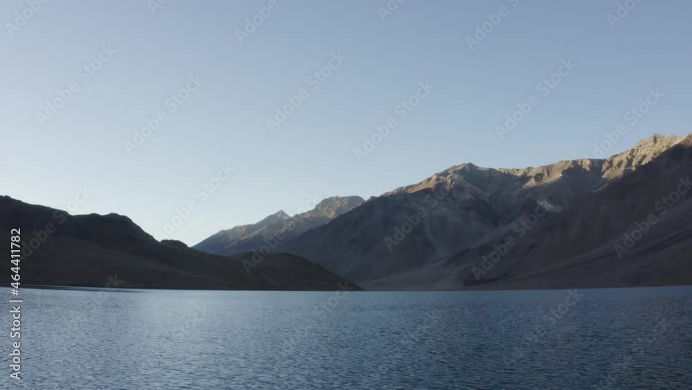 Beautiful Chandra Taal lake in Spiti valley, Himachal Pradesh. Tso ...