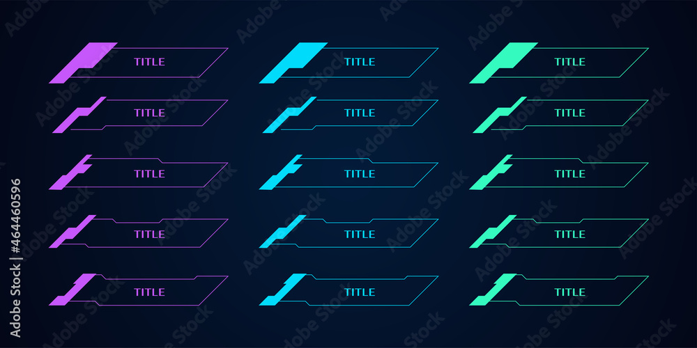 Call outs titles. Call out bar labels, information call box bars and ...