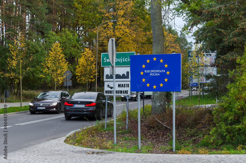 border; infrastructure; european; union; pole; mark; marking; control ...