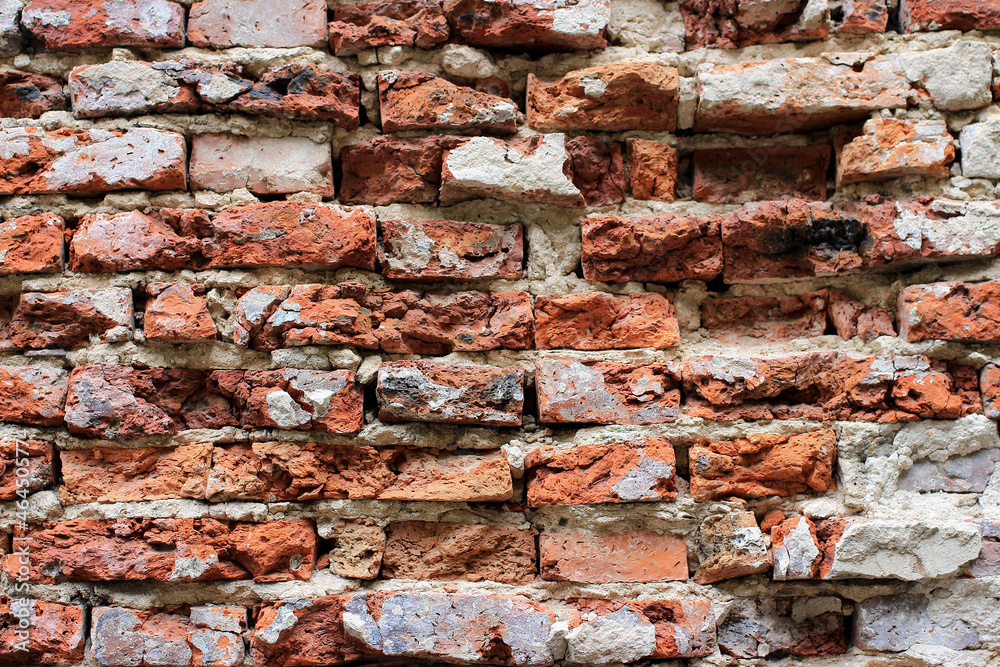 red brick texture wallpaper high resolution background Stock Photo ...