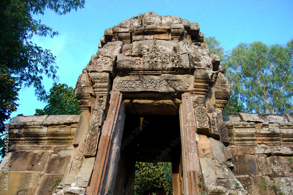 Ancient ruins building Prasat West Mebon temple of Khmer Empire in ...