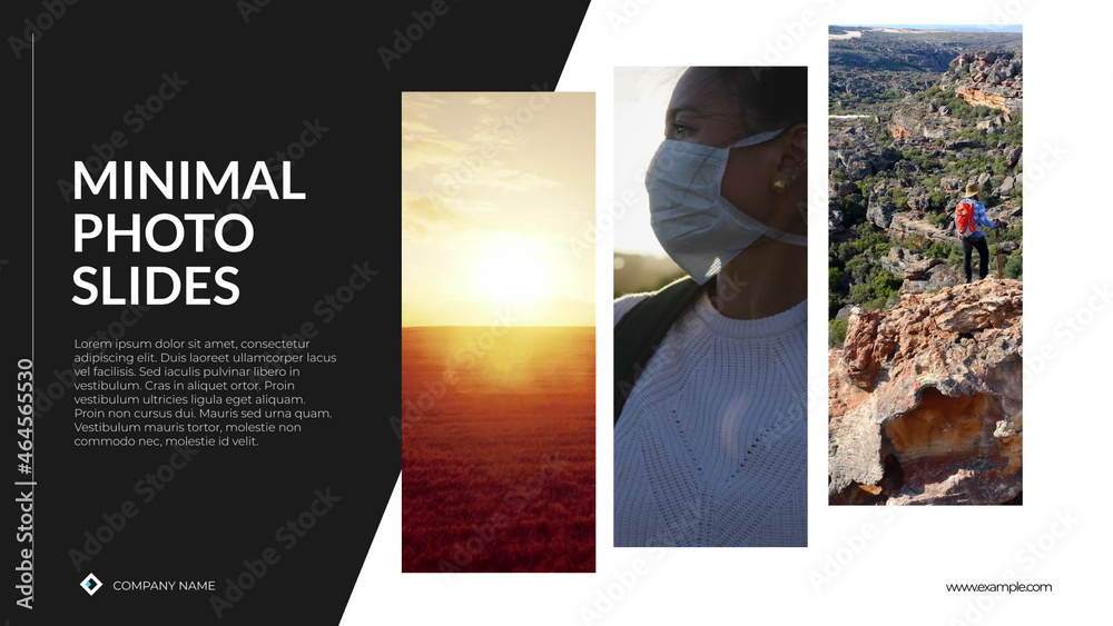 Minimal Photo Slides Stock Template | Adobe Stock