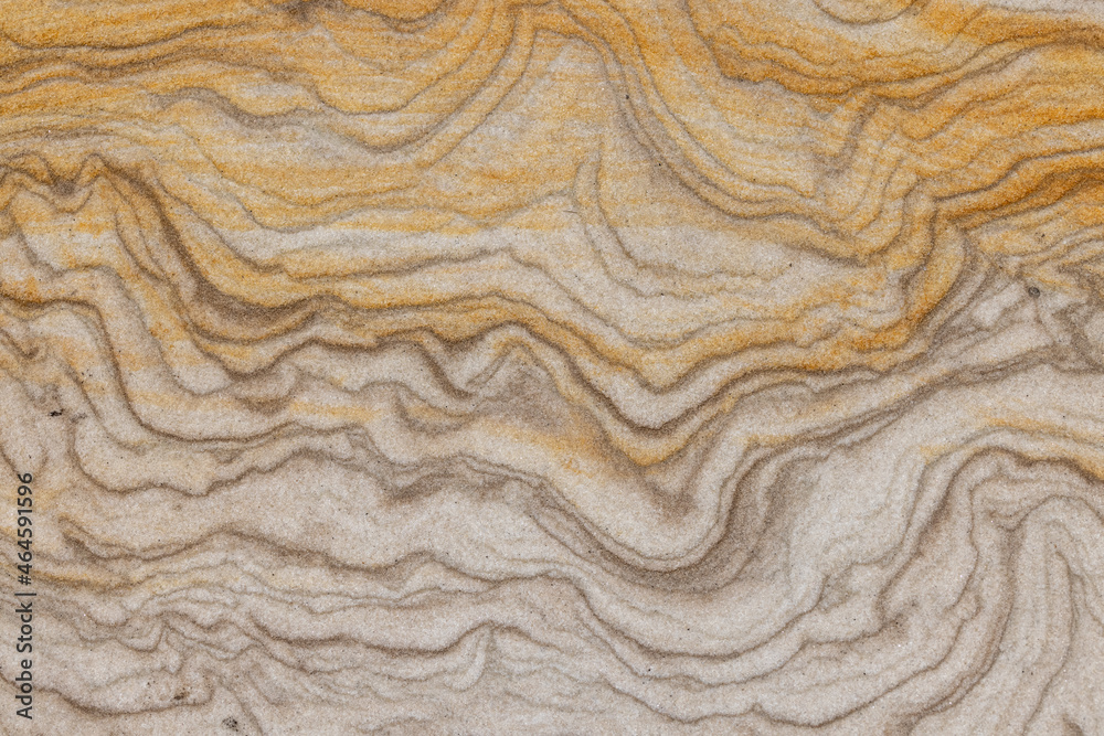 Weathered sandstone patterned rock showing colours and textures Stock ...