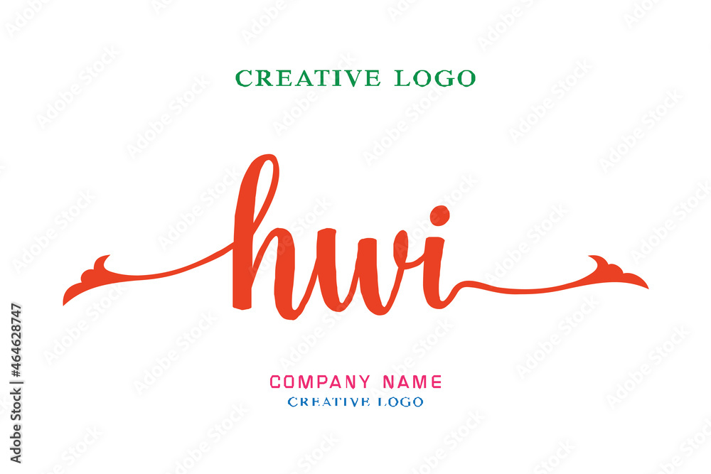 HWI lettering logo is simple, easy to understand and authoritative ...