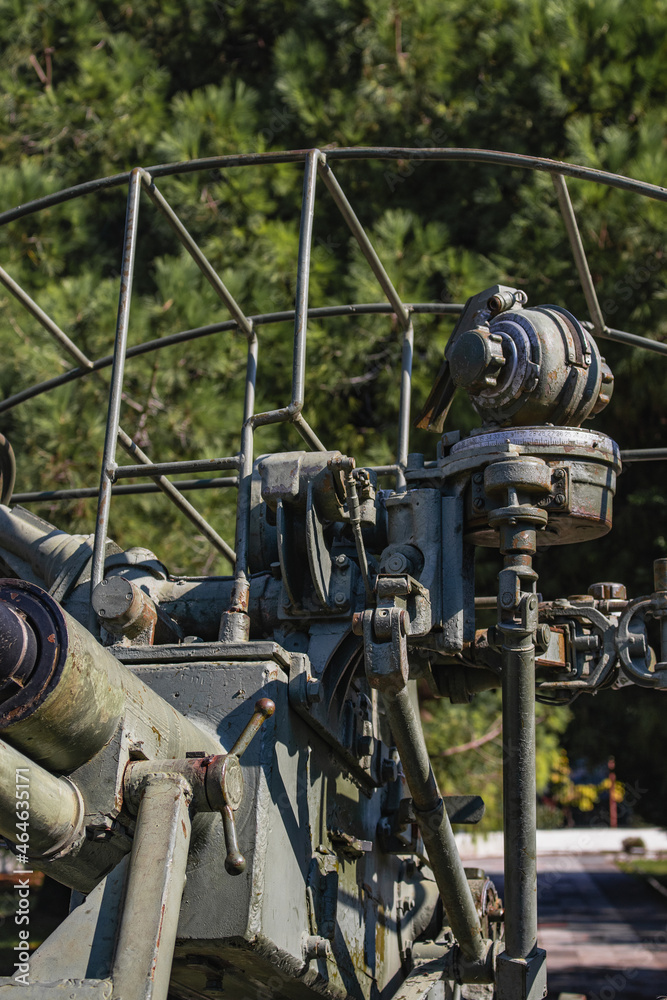 Military artillery of the Second World War. Details of a Soviet anti ...