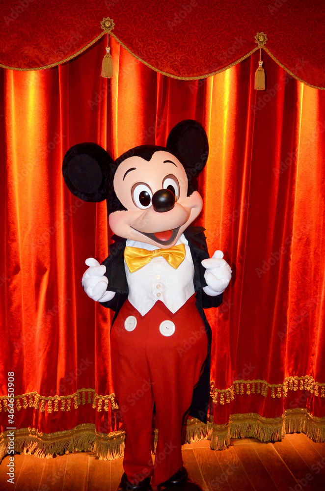 Paris - France, Circa June, 2013. Mickey Mouse making one of his poses ...