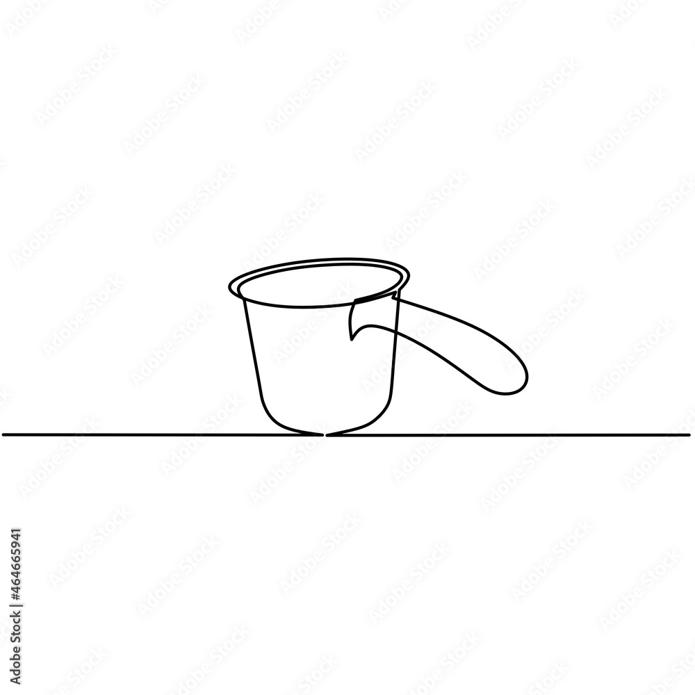 Continuous line drawing of water dipper, object one line, single line ...