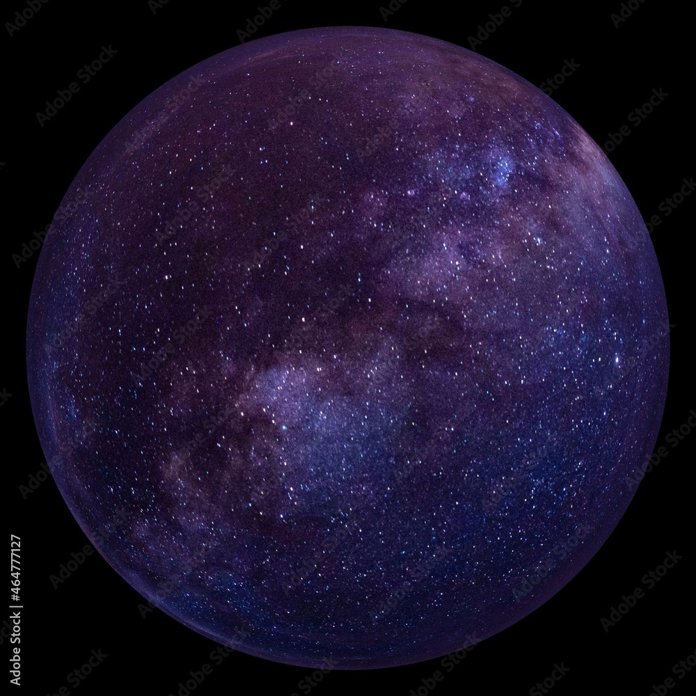 Ilustrace „Planet in space, satellite of a star. Super-earth planet ...