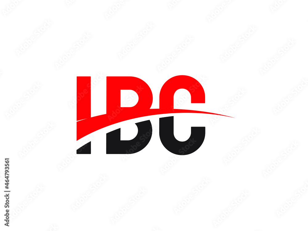 IBC Letter Initial Logo Design Vector Illustration Stock Vector | Adobe ...