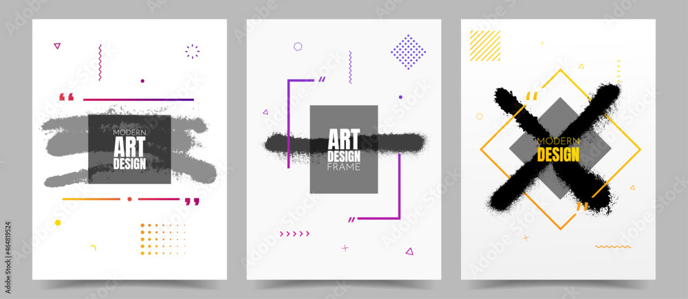 Vector illustration. Graffiti paint splash concept. Colorful shapes ...