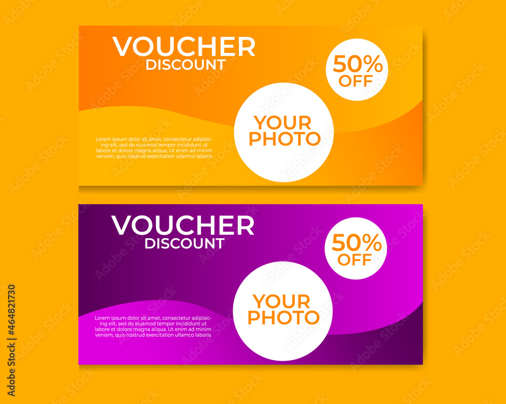 Discount voucher fast food template design.Discount voucher hamburger ...