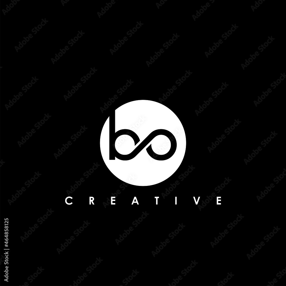 BO Letter Initial Logo Design Template Vector Illustration Stock Vector ...