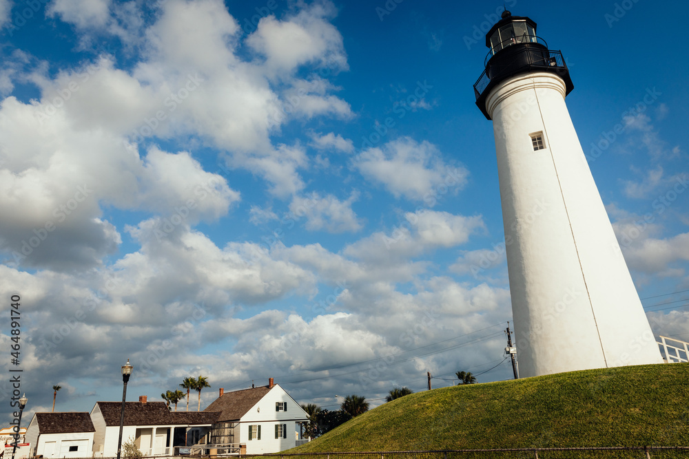 Lighthouse in Port Isabel, Texas Stock Photo | Adobe Stock