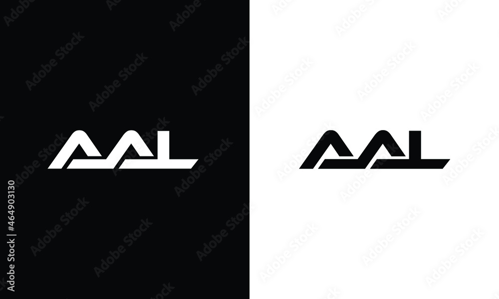 Initial Letter AAL Logo Design Monogram Stock Vector | Adobe Stock
