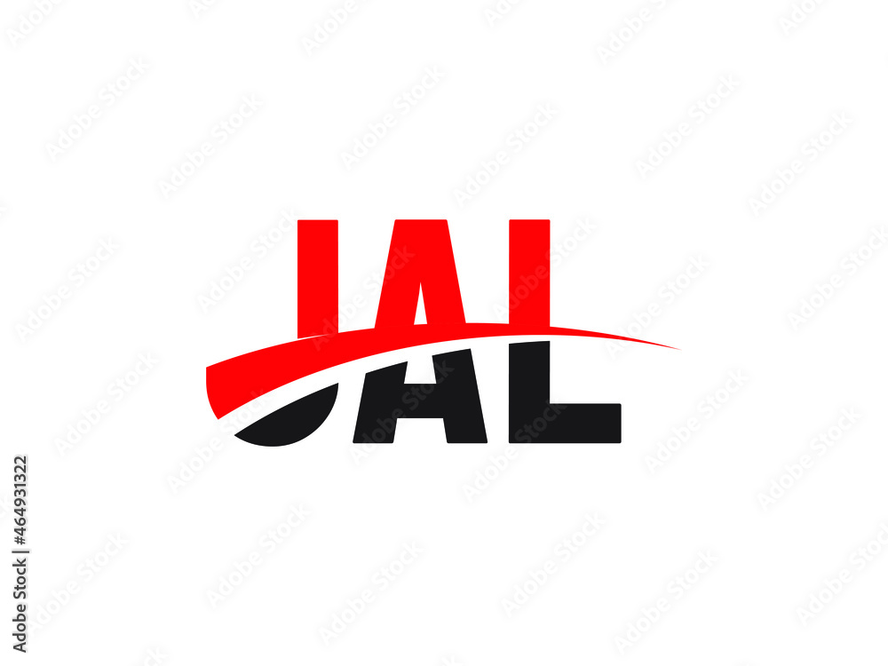 JAL Letter Initial Logo Design Vector Illustration Stock Vector | Adobe ...