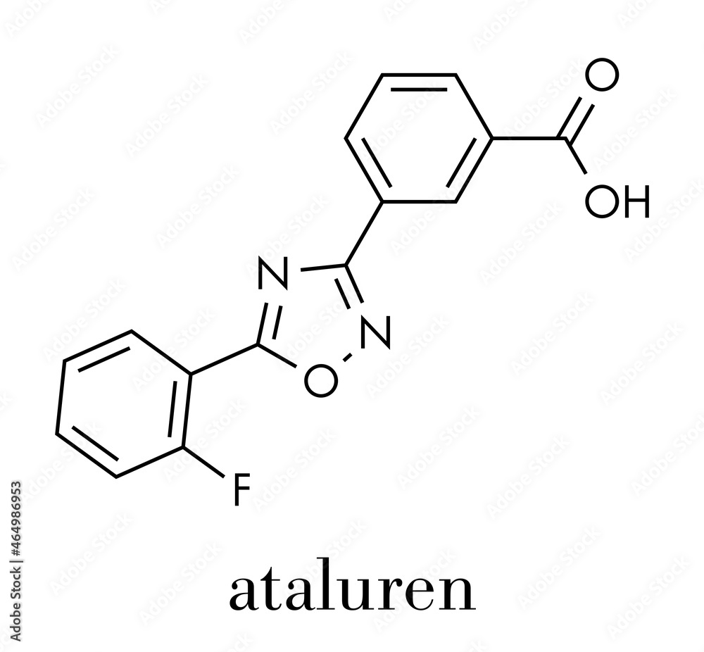 Ataluren genetic disorder drug. Investigated in treatment of cystic ...
