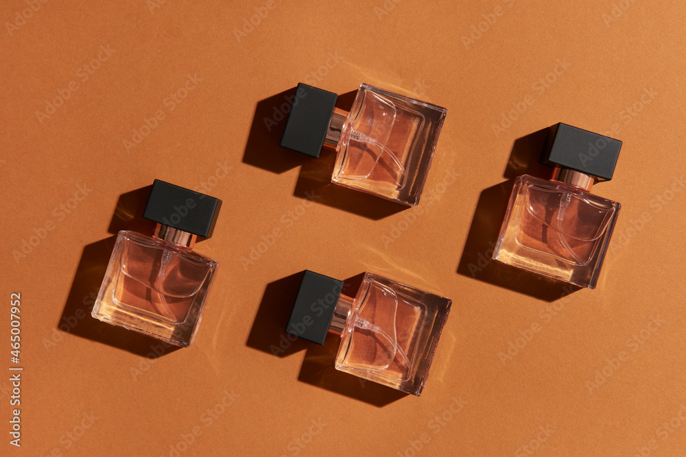 Blank perfume glass bottles design resource Stock Photo | Adobe Stock