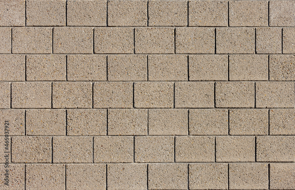 Classic grey large brick background, Abstract geometric pattern texture ...