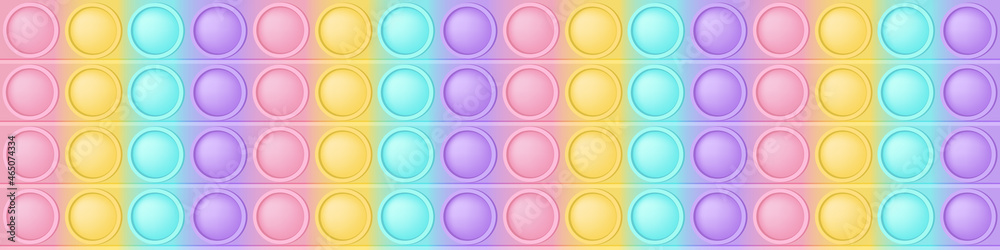 Popit wide background a cartoon trendy silicon fidget toys. Addictive ...