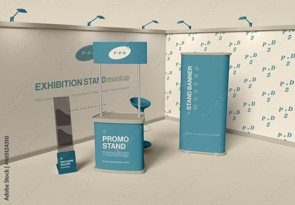 Promo Booth Mockup Stock Template | Adobe Stock