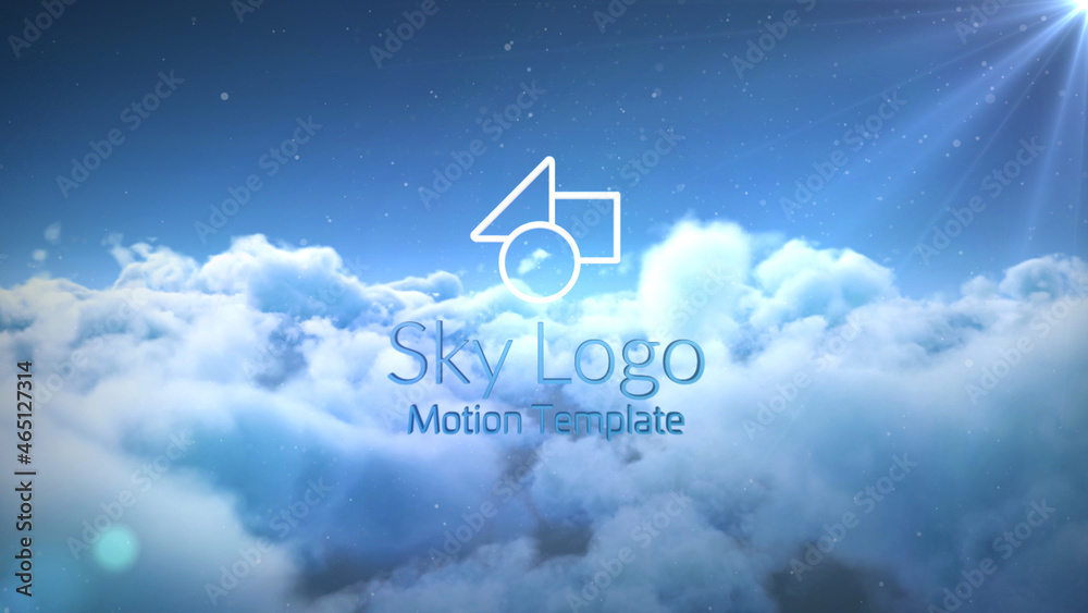 Sky Logo Title Stock Template | Adobe Stock