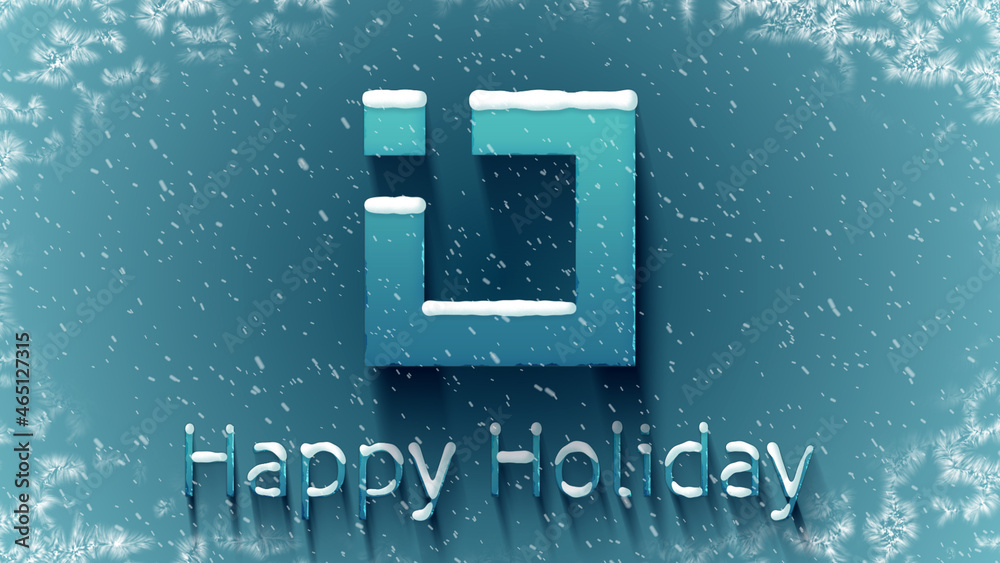 Snowy Logo Reveal Stock Template | Adobe Stock