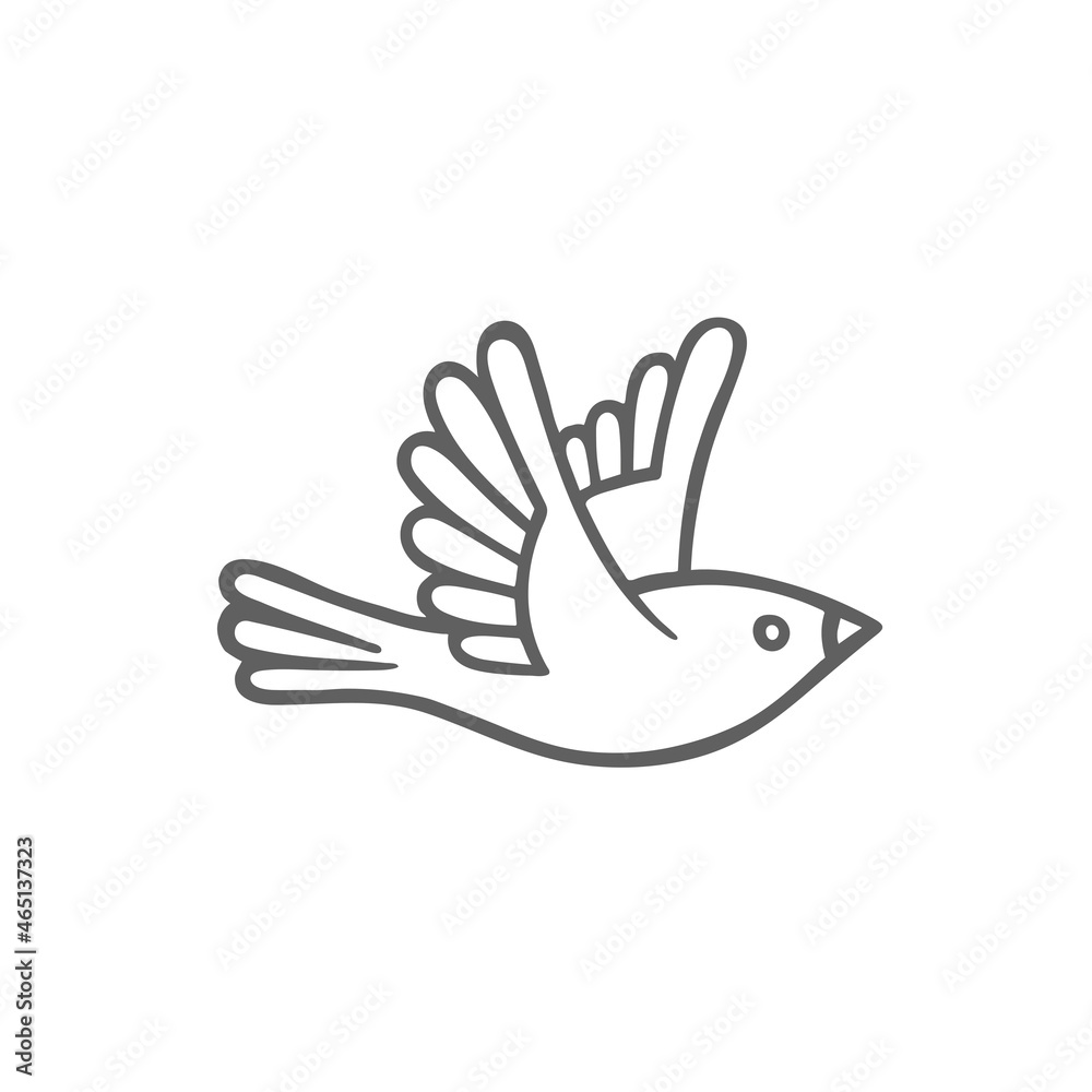Simple Flying Bird Drawing Vrogue co
