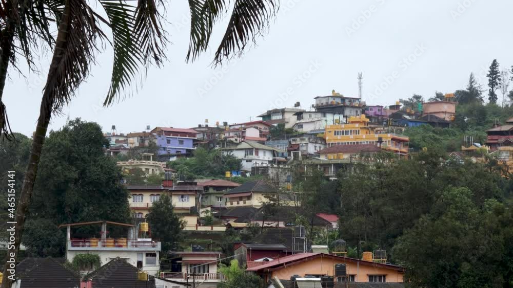 A Pleasant view of the Townscape with Homes built in traditional style ...