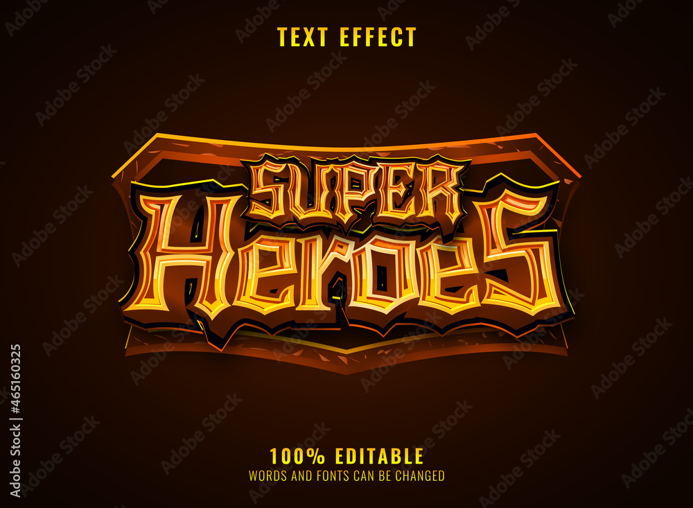 Photo & Art Print fantasy golden super heroes medieval rpg game logo ...