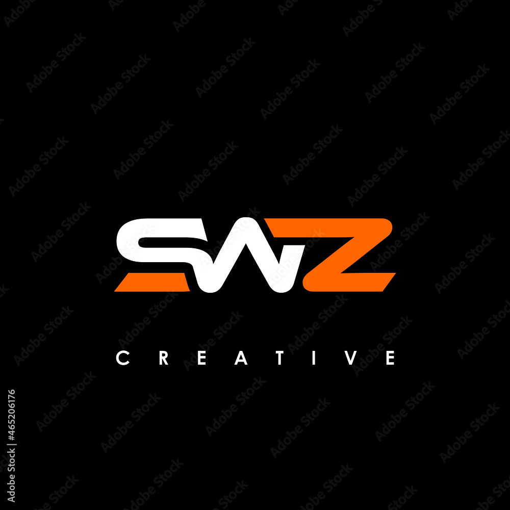 SWZ Letter Initial Logo Design Template Vector Illustration Stock ...