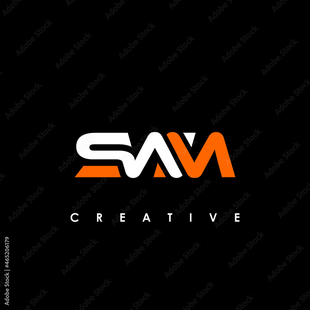 SWM Letter Initial Logo Design Template Vector Illustration Stock ...